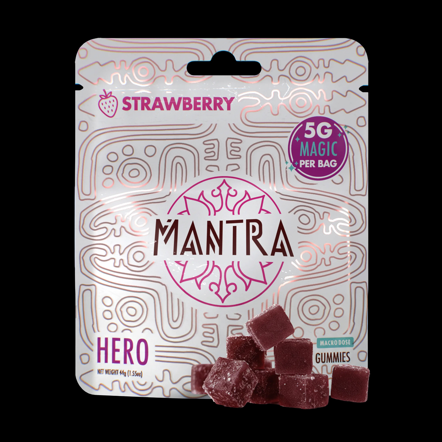Strawberry Hero Psilocybin Gummies | Focus Magic Mushrooms- Mantra Dose